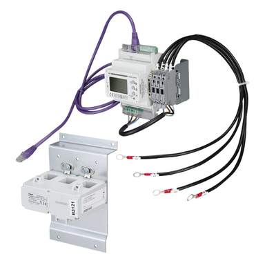 Hager 250A Digital Multifunction Meter Pack Pulsed and Modbus MID ...