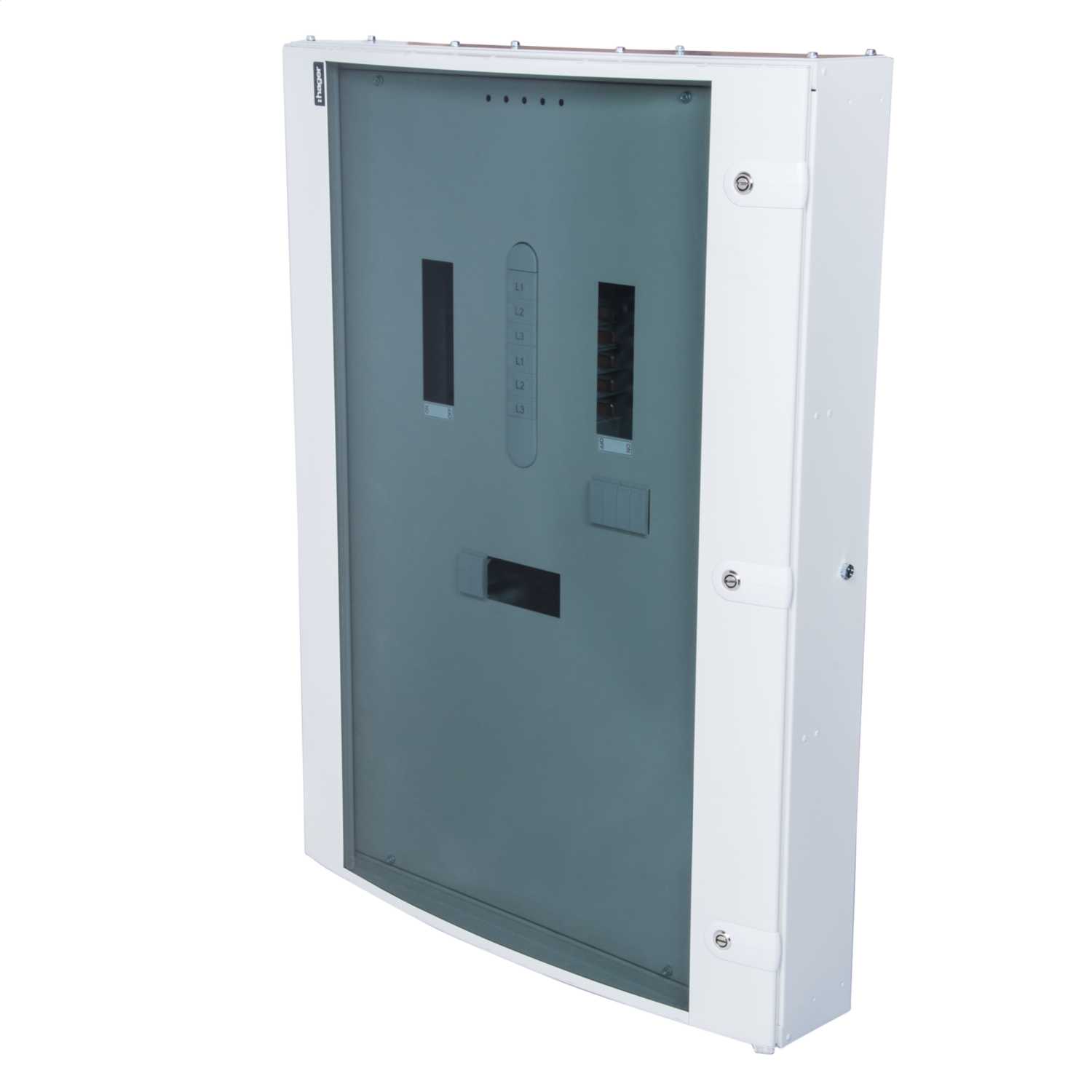 Hager 4 Way 250A TP+N MCCB Panelboard without Incomer (JN204BG) | CEF