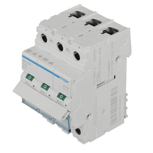Hager 100A Triple Pole Switch Disconnector Isolator (SBN390) | CEF