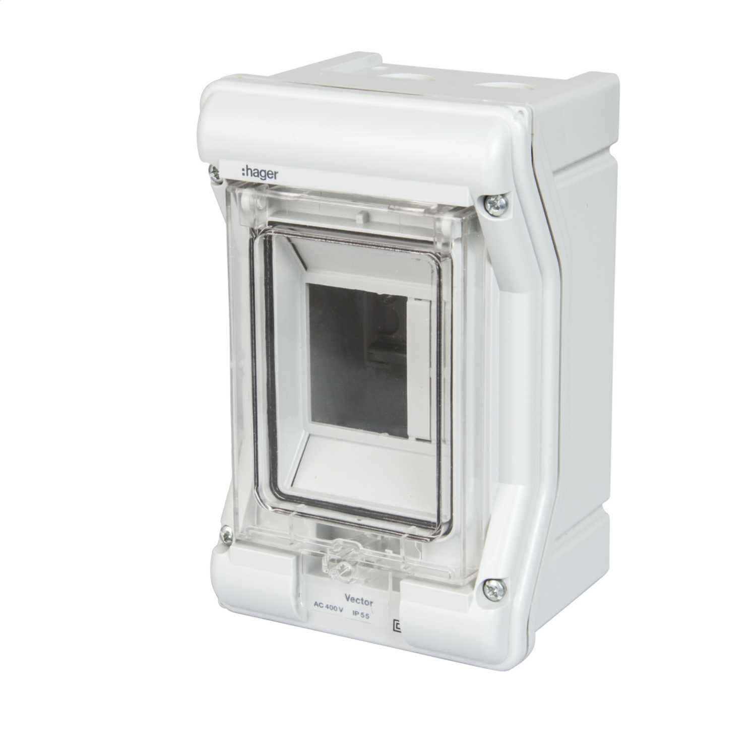 Hager 3 Module Insulated IP55 Enclosure with Earth and Neutral Bar ...