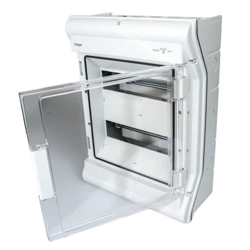 Hager Vector 24 Module Insulated IP55 Enclosure with Earth and Neutral ...