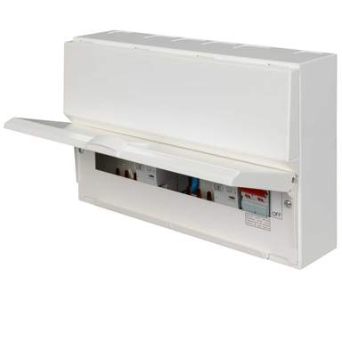 Hager 5 + 5 Dual 100A Type A RCD Metal Clad Consumer Unit with ...