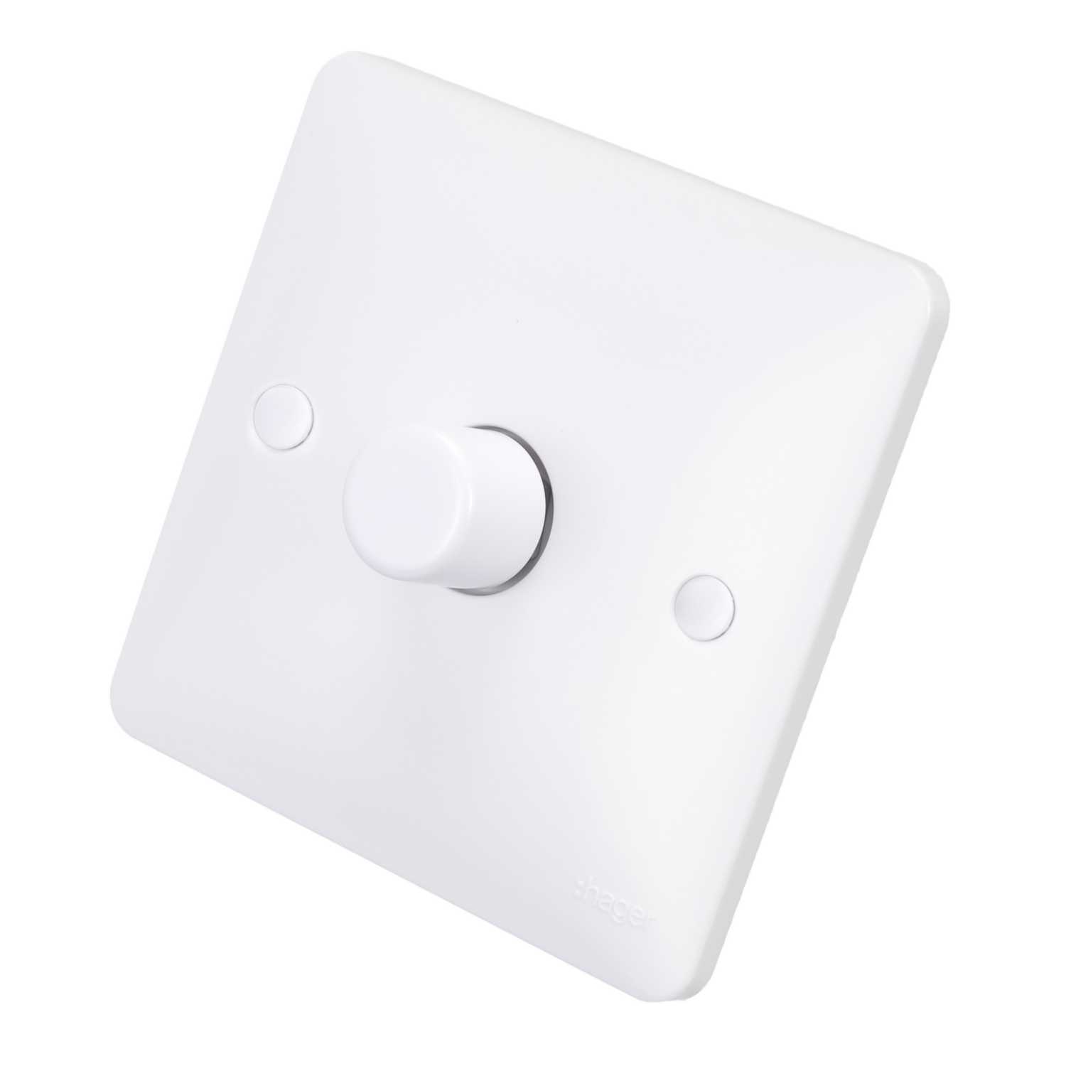 Hager Sollysta 400W 1 Gang 2 Way LED Dimmer White (WMDR1L) | CEF