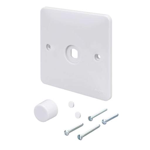 Hager Sollysta 1 Gang Rotary Dimmer Switch Plate Kit White (WMDRP1KIT ...