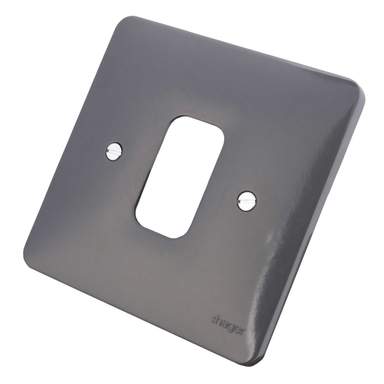 Hager Sollysta 1 Gang Grid Plate Part M Grey (WMGP1G) | CEF
