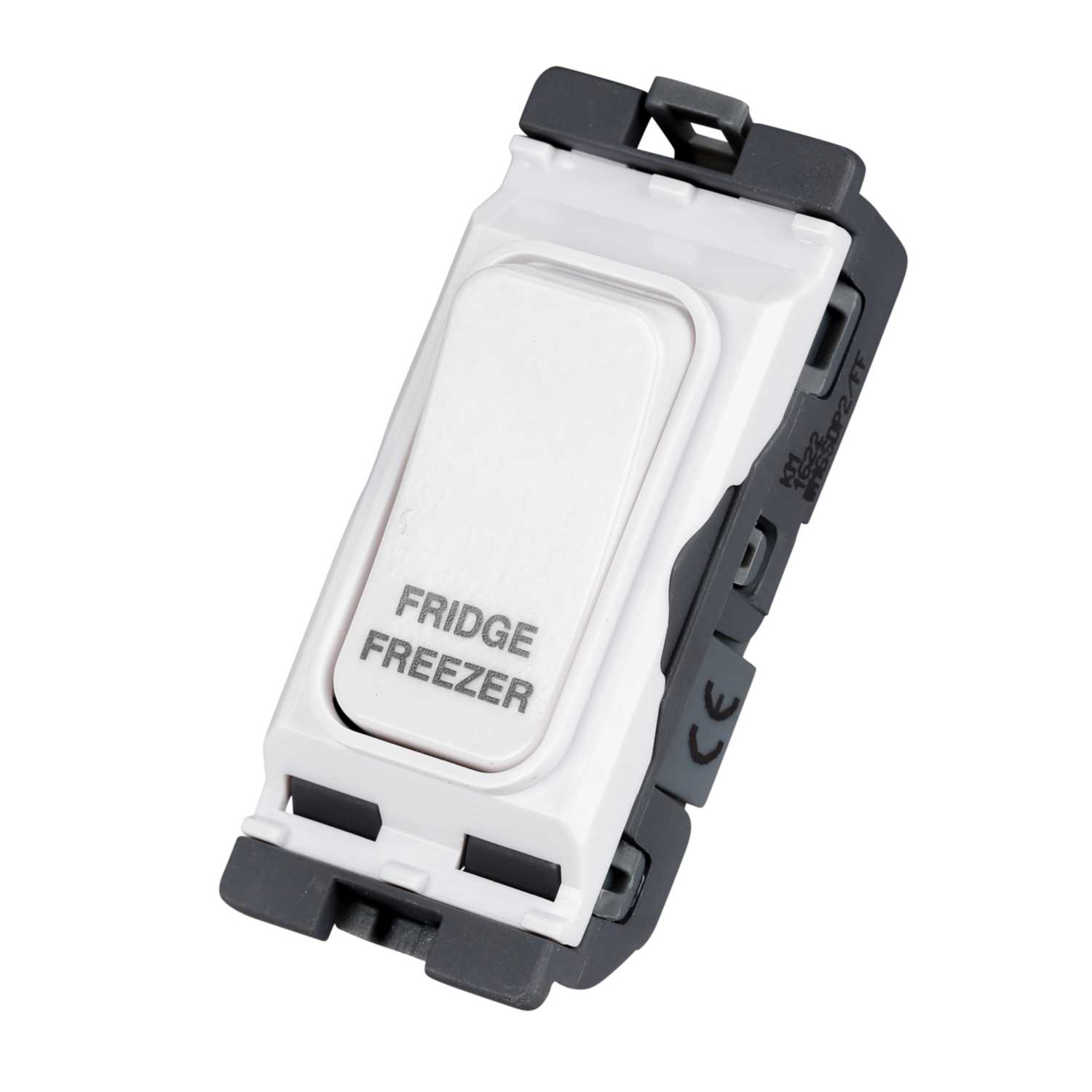 Hager Sollysta 20A Double Pole Grid Switch marked Fridge Freezer ...