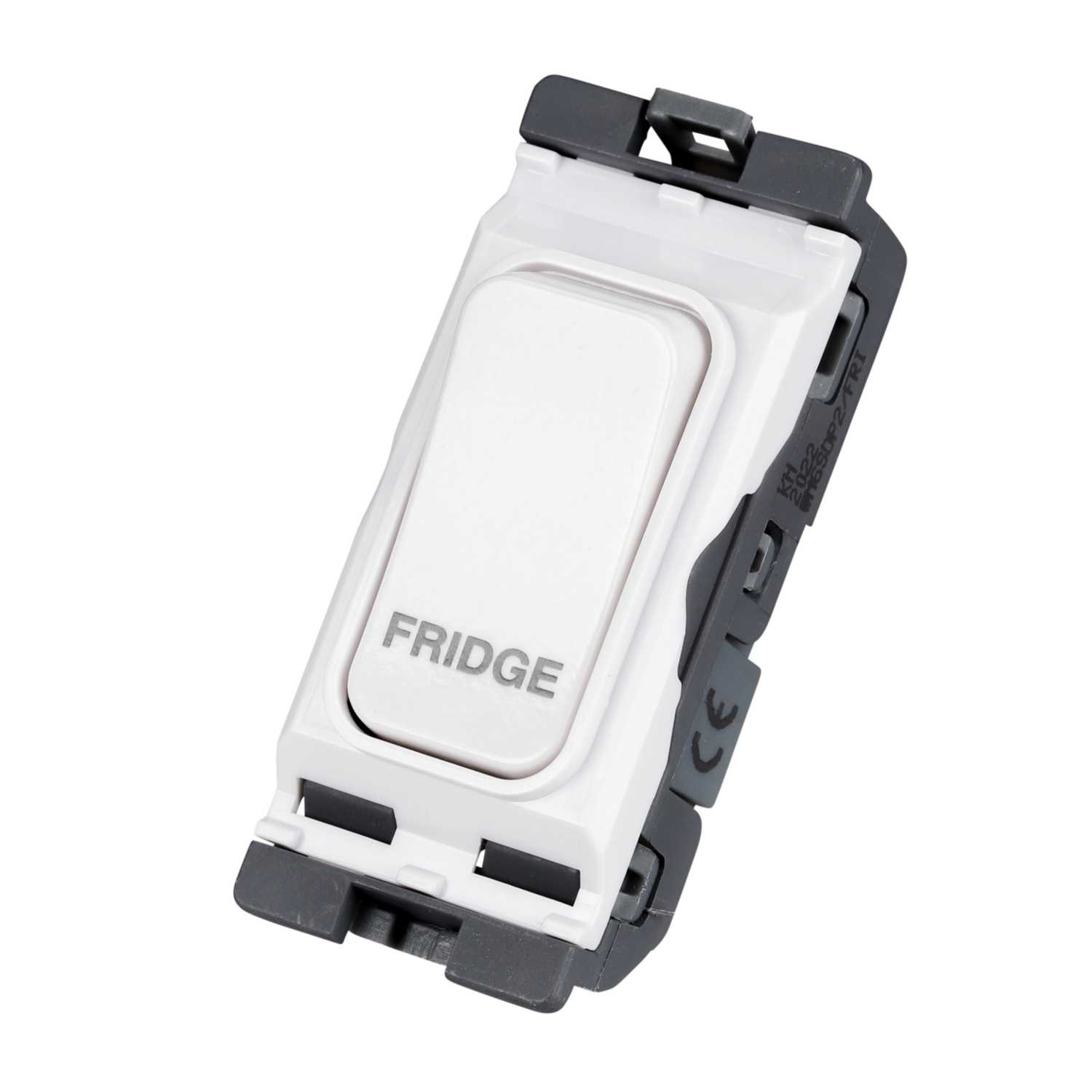 Hager Sollysta 20A Double Pole Grid Switch marked Fridge (WMGSDP2/FRI ...