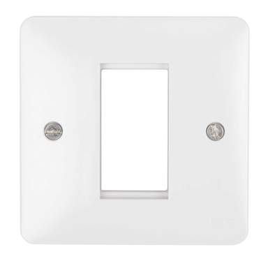 Hager Sollysta 1 Gang 1 Euro Module Front Plate (WMP1EU) | CEF