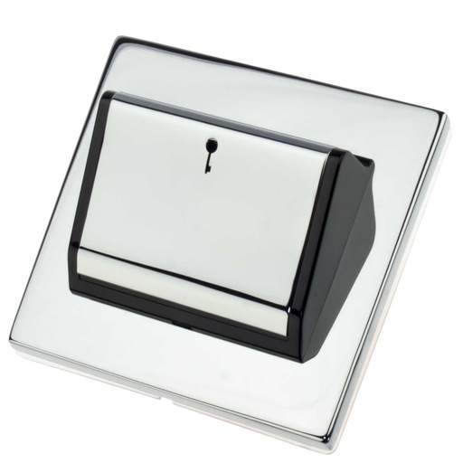 Hamilton Hartland Hotel Key Card Switch Black Insert Bright Chrome ...