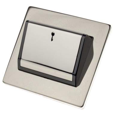 Hamilton Sheer Hotel Key Card Switch Black Insert Black Nickel ...