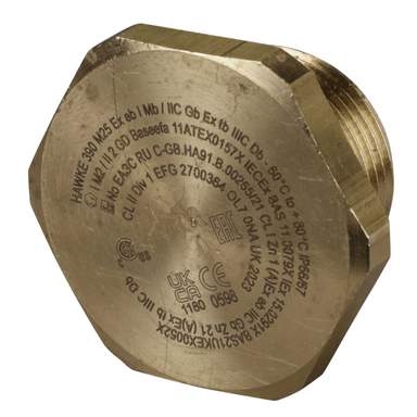 Hawke M25 390 EXE / EXT Hex Head Brass Stopping Plug (Sold in 1's ...