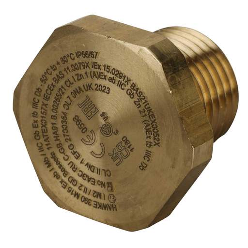 Hawke M16 390 EXE / EXT Hex Head Brass Stopping Plug (Sold in 1's ...