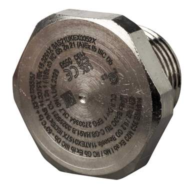 Hawke M20 390 EXE / EXT Hex Head Nickel Plated Brass Stopping Plug ...