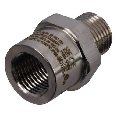 Hawke M16 Male x M16 Female EXD / EXE Nickel Plated Brass Adaptor (Sold ...