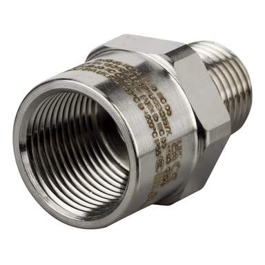 Hawke M16 Male x M20 Female EXD / EXE Nickel Plated Brass Adaptor (Sold ...