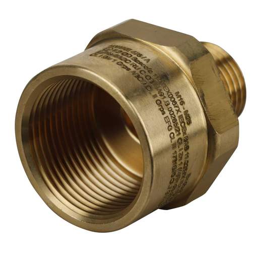 Hawke M16 Male x M25 Female EXD / EXE Brass Adaptor (Sold in 1's ...