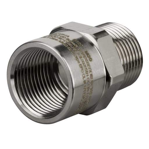 Hawke M20 Male x M20 Female EXD / EXE Nickel Plated Brass Adaptor (Sold ...