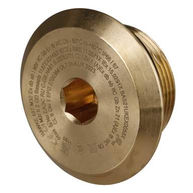 Hawke M32 487 EXD / EXE Dome Head Brass Stopping Plug (Sold in 1's ...