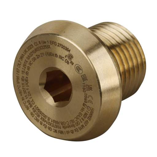 Hawke M16 487 EXD / EXE Dome Head Brass Stopping Plug (Sold in 1's ...