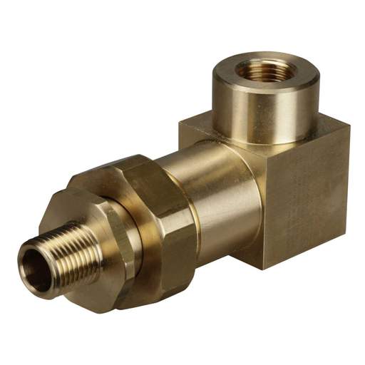 Hawke M16 Male x M16 Female EXD/EXE Brass Swivel 90° Elbow and Lockstop ...