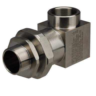Hawke M32(M) x M32(F) EXD/EXE Plated Brass Swivel 90° Elbow and ...
