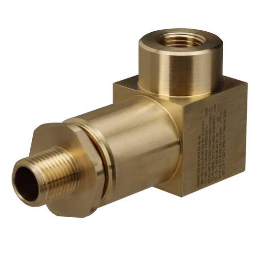 Hawke M16 Male x M16 Female EXD/EXE Brass Swivel 90° Elbow (Sold in 1's ...