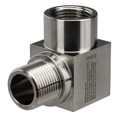 Hawke M20 Male x M20 Female EXD/EXE Nickel Plated Brass Fixed 90° Elbow ...