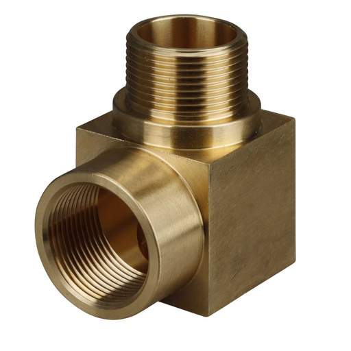 Hawke M25 Male x M25 Female EXD/EXE Brass Fixed 90° Elbow (Sold in 1's ...