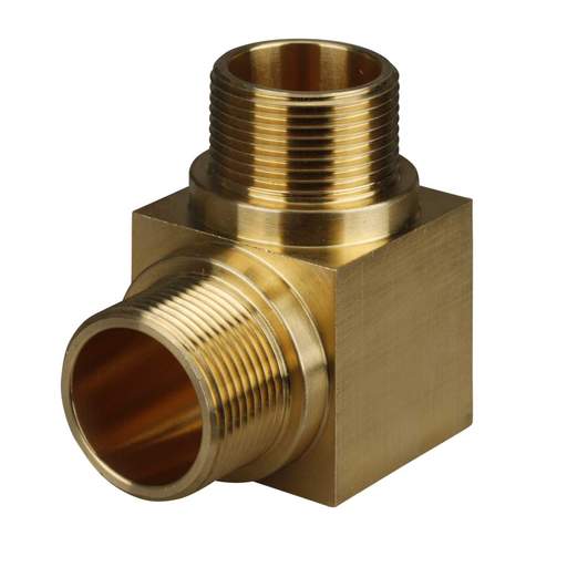 Hawke M25 Male x M25 Male EXD/EXE Brass Fixed 90° Elbow (Sold in 1's ...