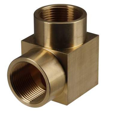 Hawke M25 Female x M25 Female EXD/EXE Brass Fixed 90° Elbow (Sold in 1 ...