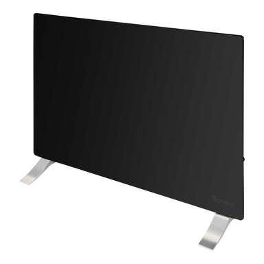 ThermoSphere 1.5kW Glass Flat Panel Heater Black (TSGFR-1500-B) | CEF