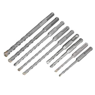 Starrett 9 Piece SDS Plus 2 Point Drill Set (KBPSK09) | CEF