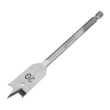 Starrett 20mm x 152mm Flat Wood Drill Bit (KFWD20A) | CEF