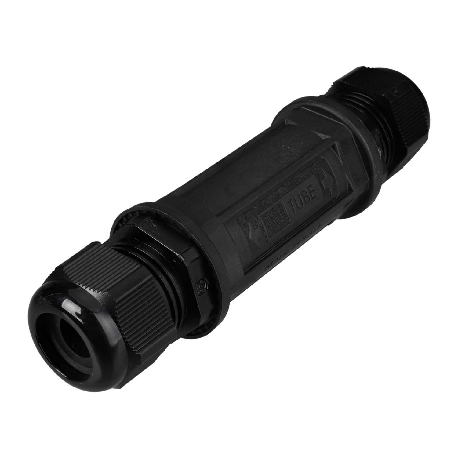 Hylec TeeTube 32A In-Line 5 Pole Cable Connector IP68 Black (TTK25BK-SD ...