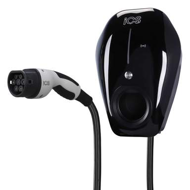 ICS 7kW Intelligent EV Charger with 32A Type 2 Tethered Lead RFID and ...