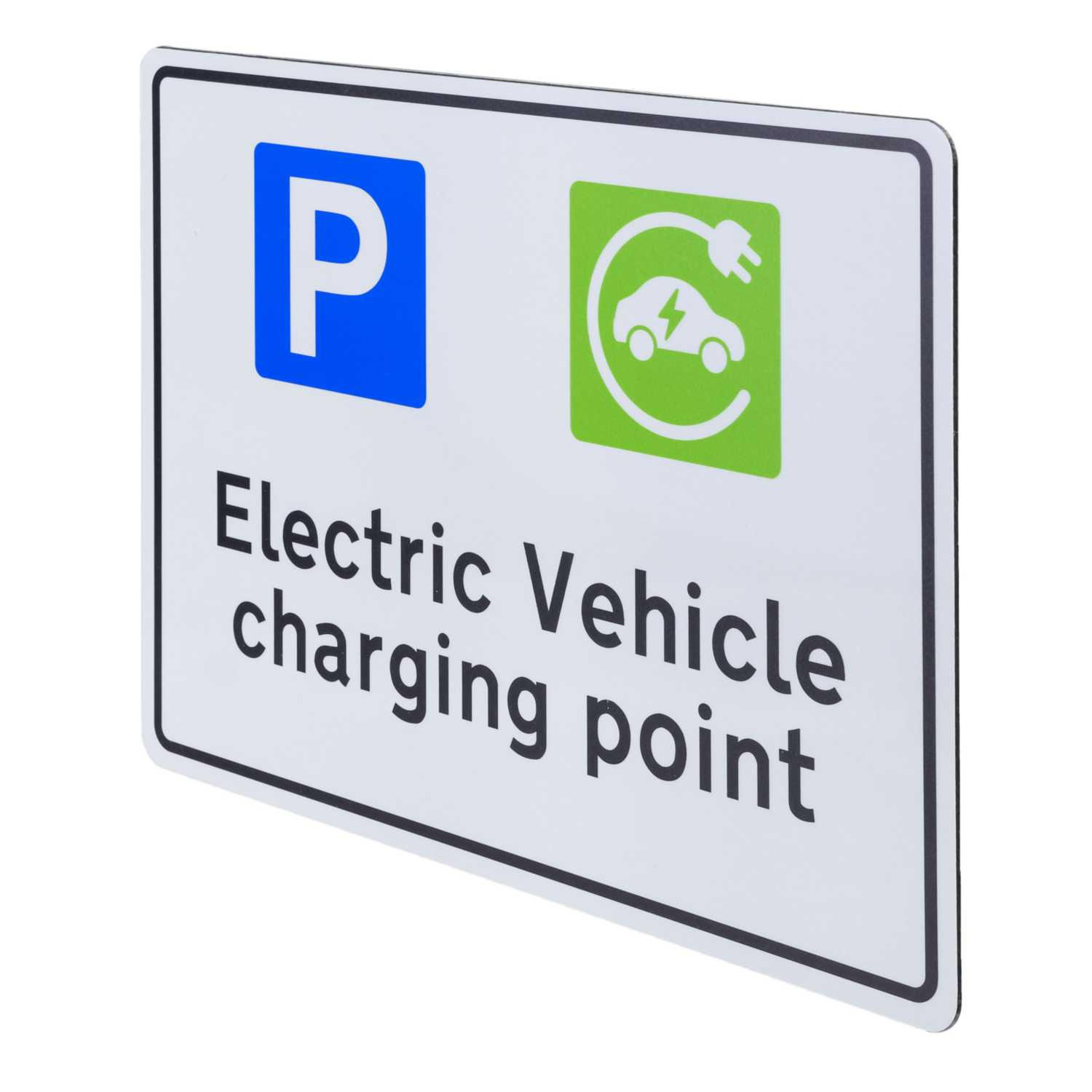 ICS 300mm x 400mm EV Charging Point Sign (ICSEVS3) | CEF