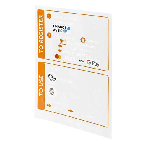 ICS 234mm x 180mm Public Use EV Charge Point Sticker (ICSEVS8) | CEF