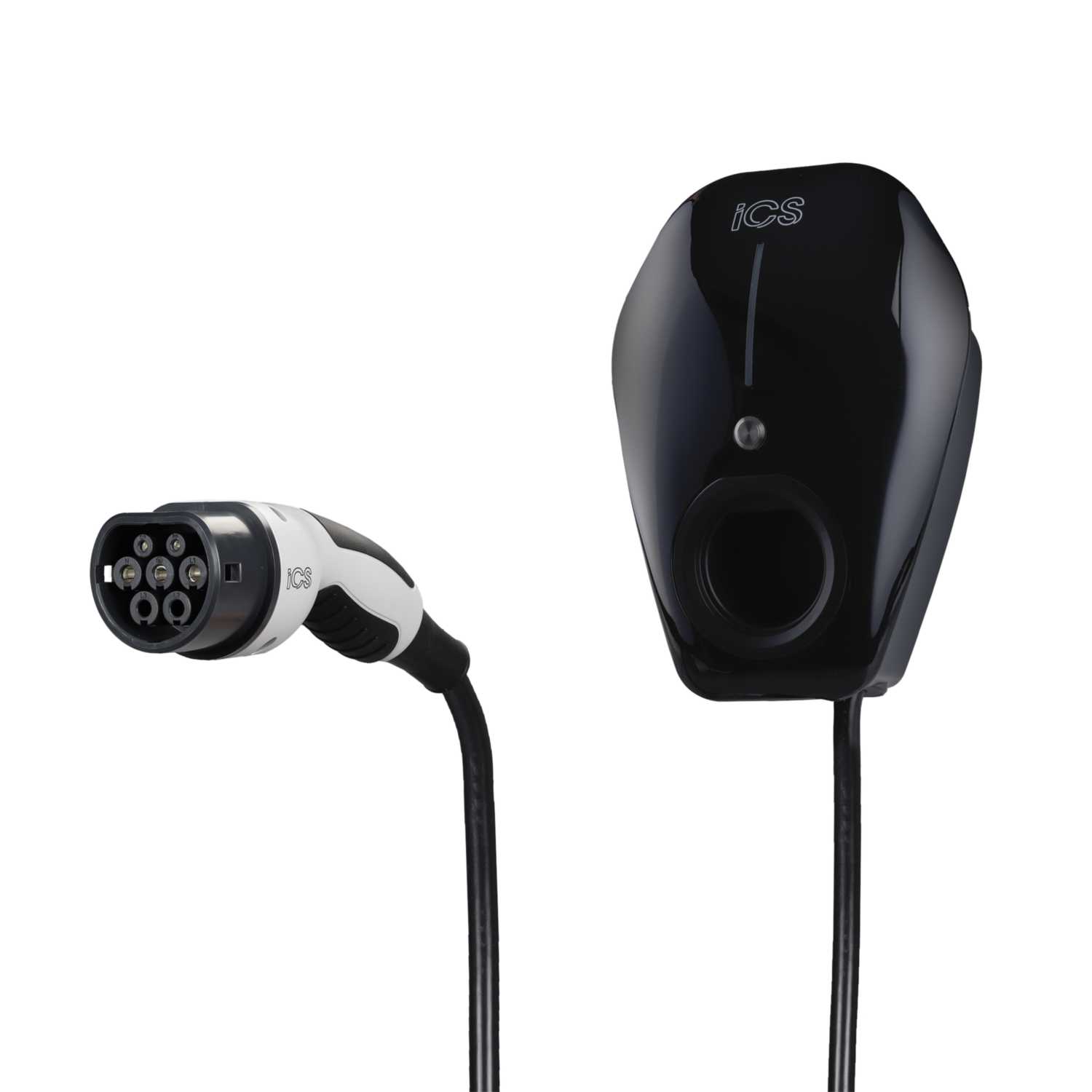 ICS 7kW AC Intelligent EV Charging Station with 32A Type 2 Tethered ...