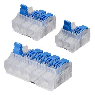 Ideal GenII 30 Piece Lever Wire Connector 4mm Terminal Block Combo Pack ...