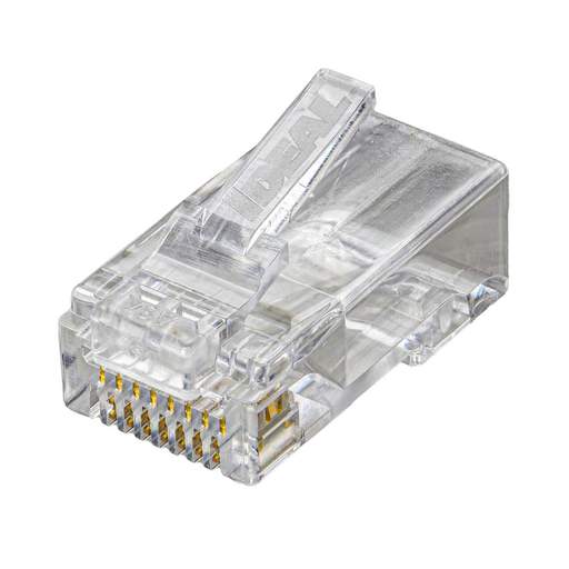 Ideal RJ45 CAT6 Feed-Thru Modular Plugs (Pack of 100) (85-377) | CEF