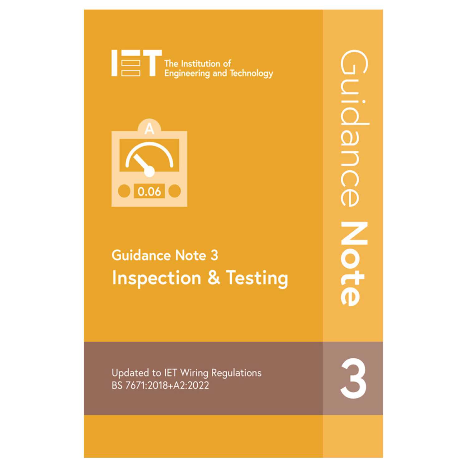 IET Guidance Note 3 Inspection and Testing 9th Edition (PWG3182B) | CEF