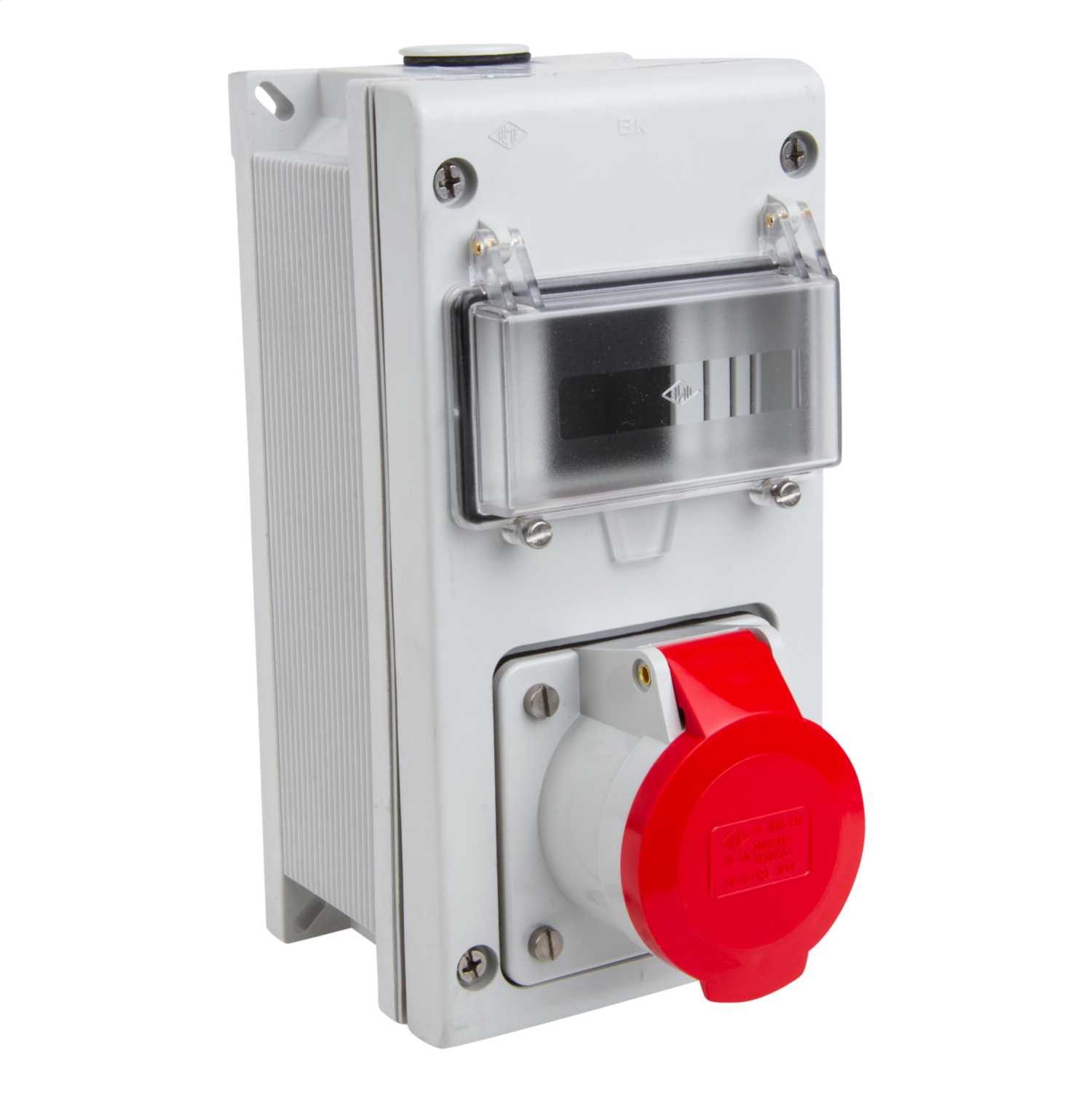 Ilme 16A 3P+N+E 415V Socket with RCD Compartment IP44 (BPR1665CS) | CEF
