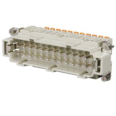 Ilme 16A 24 Pole + E Male Insert Spring Terminal Connections (CSHM24) | CEF