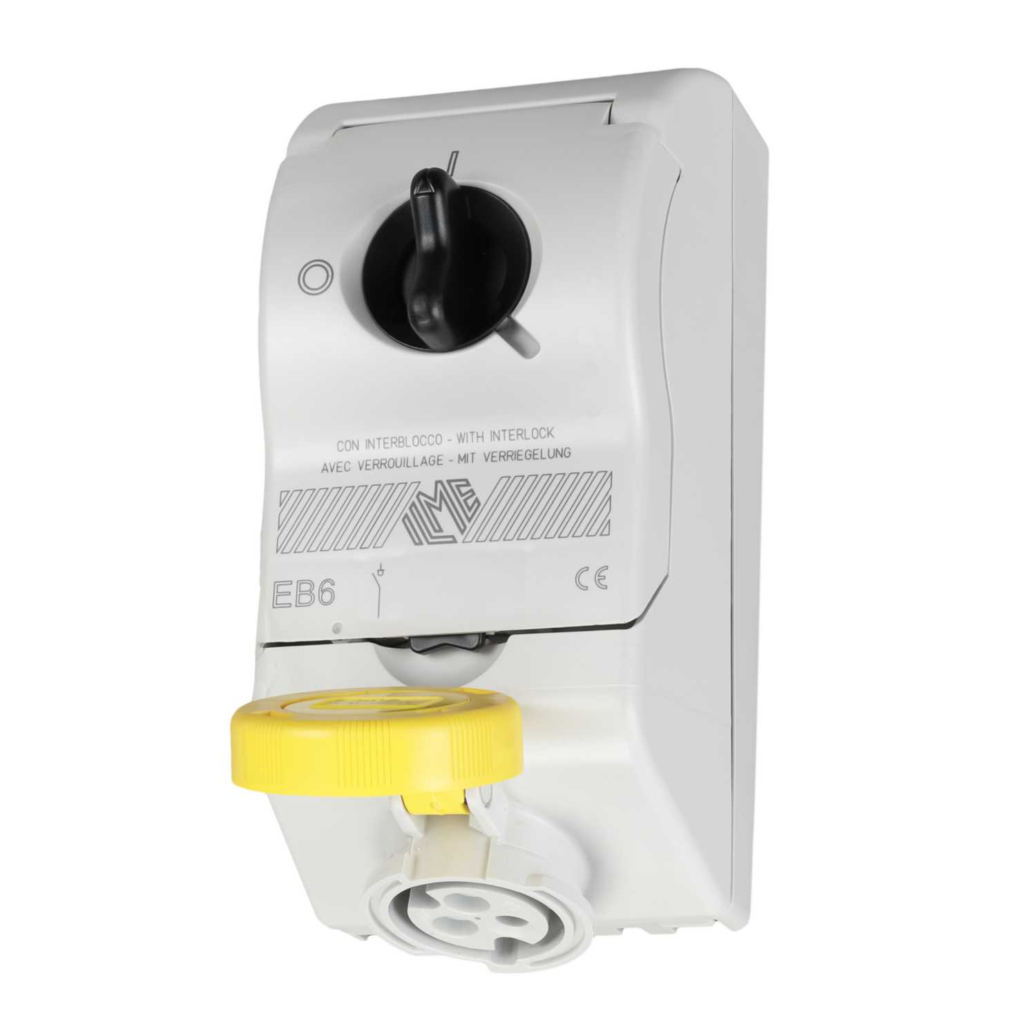 Ilme EB6 16A 2P+E 110V Interlocked Socket IP66 (KI1643EB6) | CEF