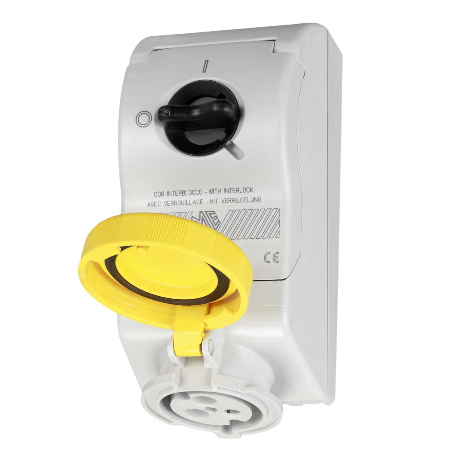 Ilme EB6 32A 2P+E 110V Interlocked Socket IP66 (KI3243EB6) | CEF
