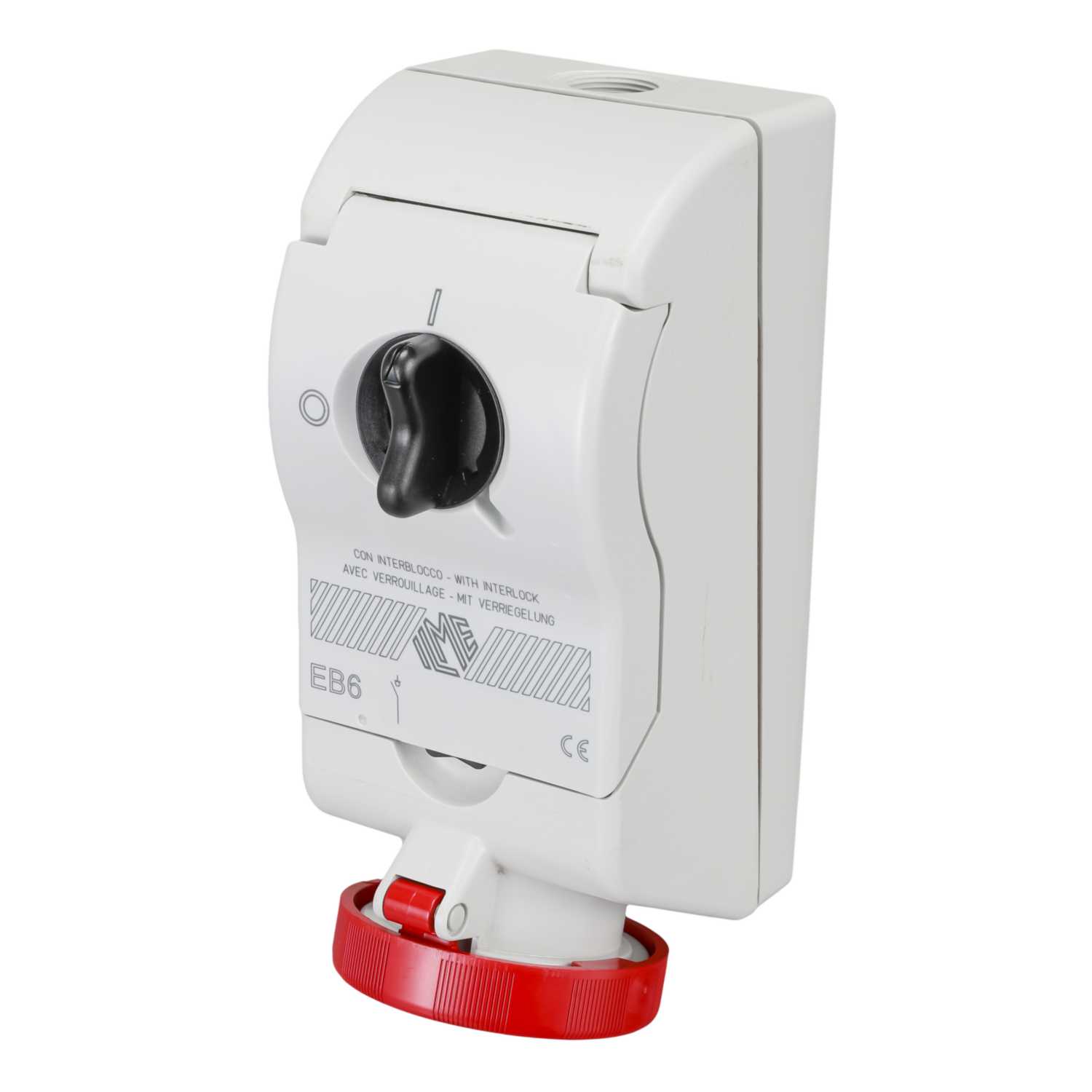 Ilme 32A 3P+N+E 415V Interlocked Socket IP66 (KI3265EB6) | CEF