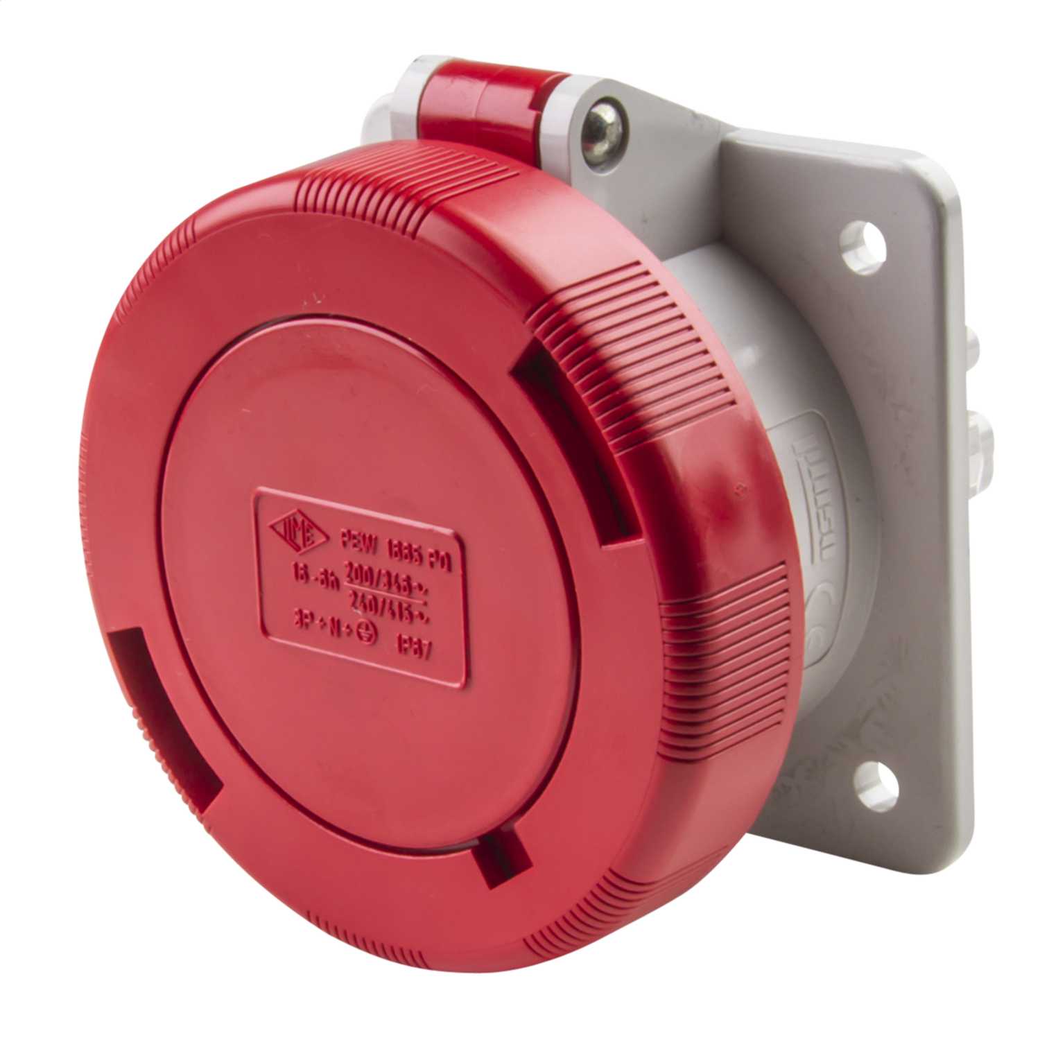 Ilme 16A 3P+N+E 415V Panel Mounted Socket IP67 (PEW1665PQ) | CEF