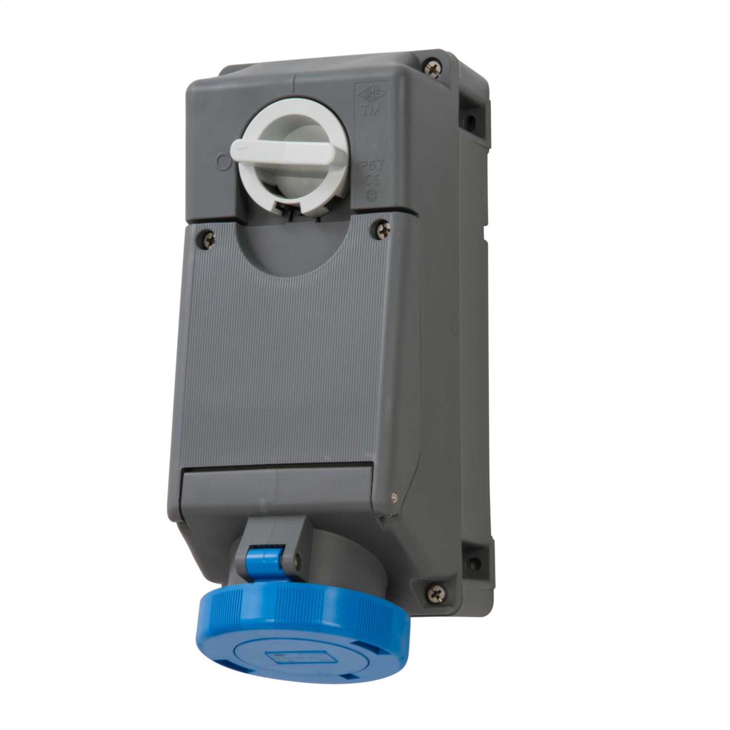 Ilme 32A 2P+E 230V Compact Interlocked Switched Socket IP67 (TM3263KIR ...