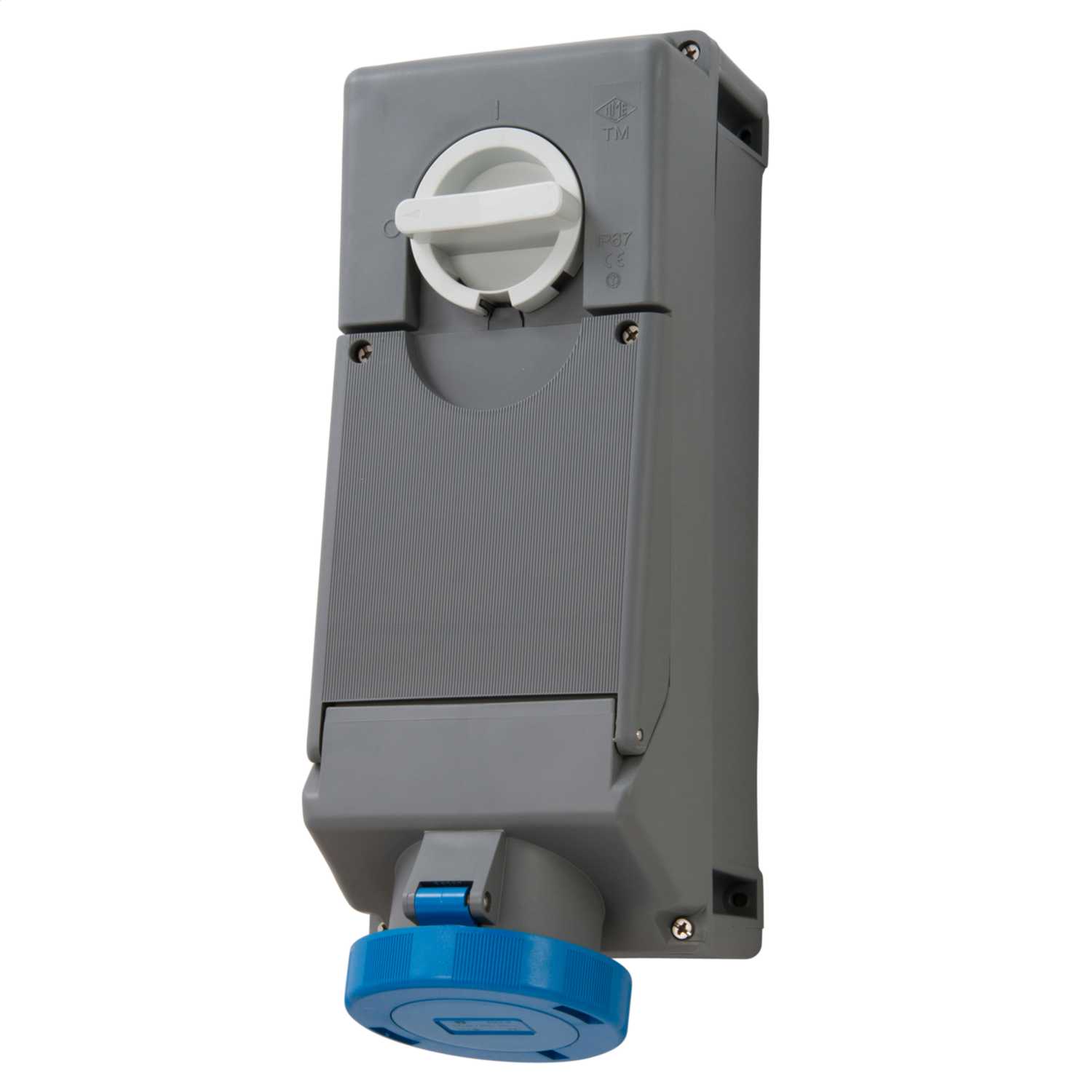 Ilme 63A 2P+E 230V Interlocked Switched Socket IP67 (TM6363IR) | CEF