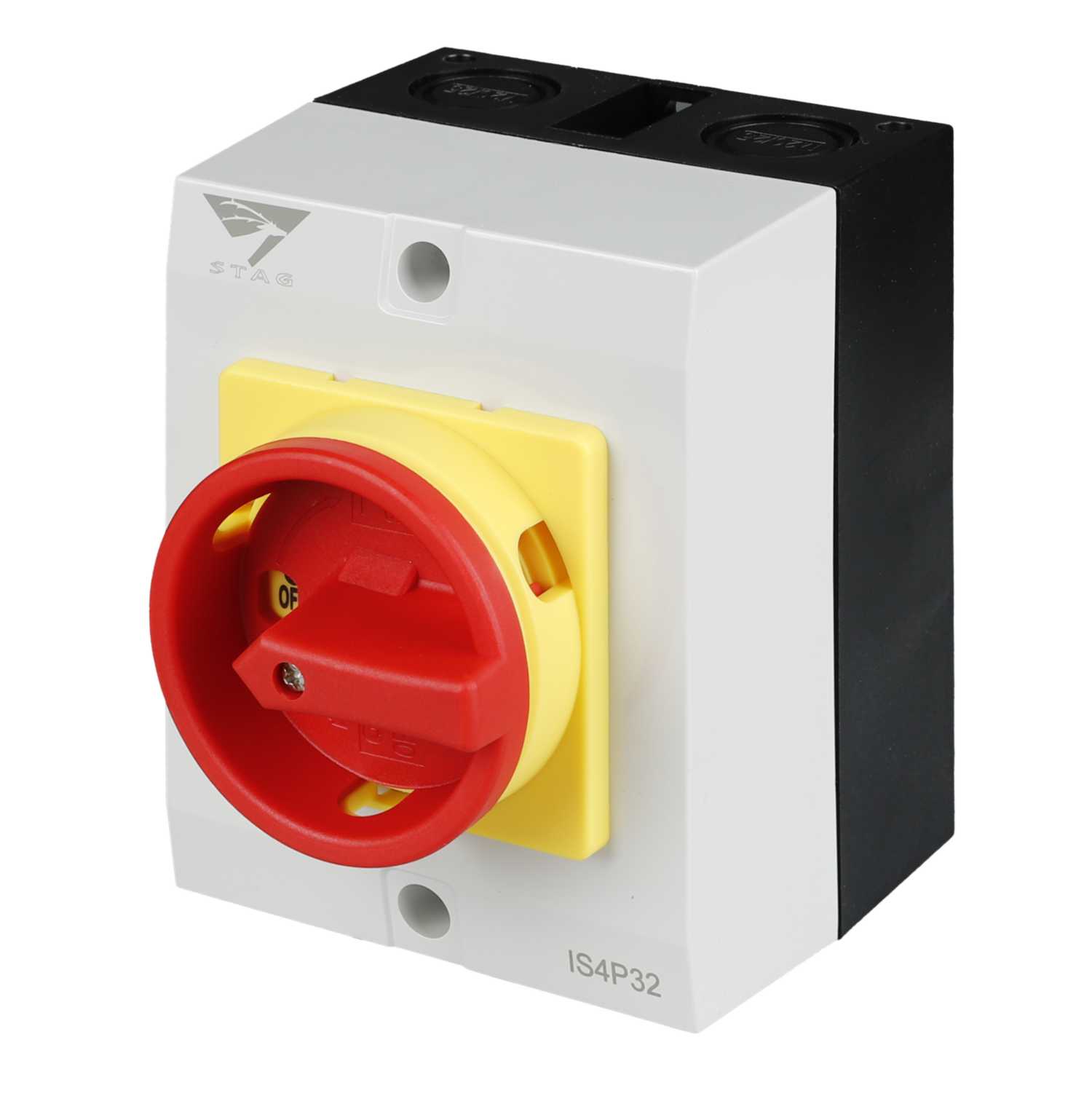 IMO Stag 32A AC 4 Pole Surface Mounting Rotary Isolator Plastic ...
